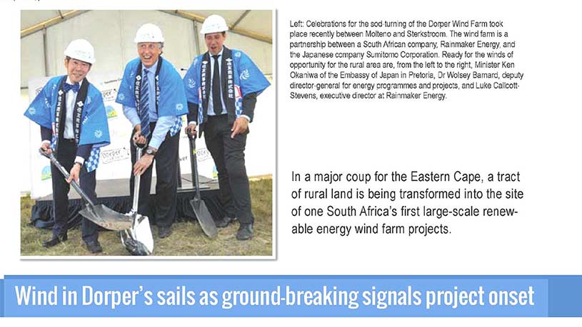 Dorper Wind Farm harnesses 100 megawatts of wind energy - Rainmaker Energy